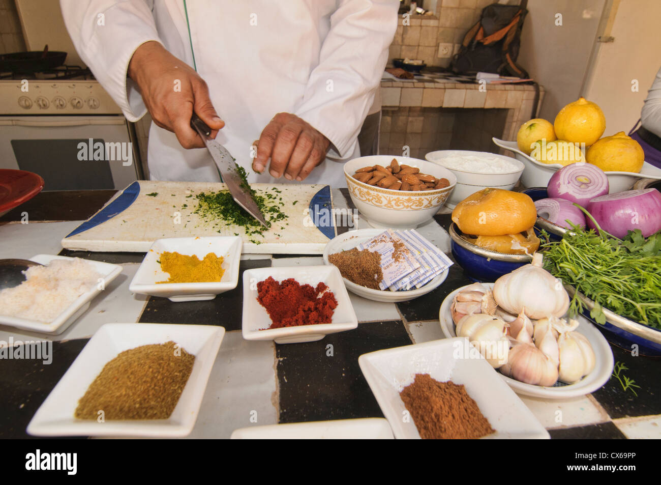 Tajine cooking marrakech hi-res stock photography and images - Alamy