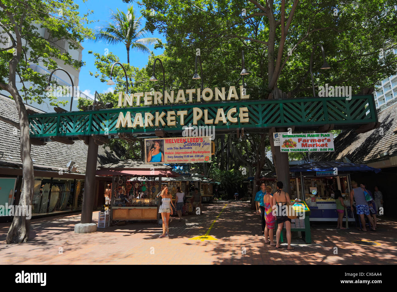 Waikiki international market place hi-res stock photography and images ...