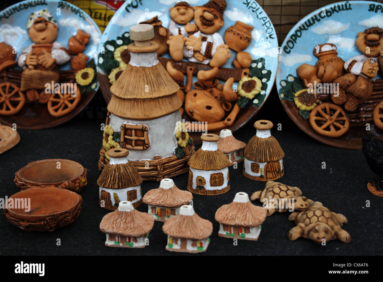 Ukrainian souvenirs from Poltava , International Cossack festival Stock ...