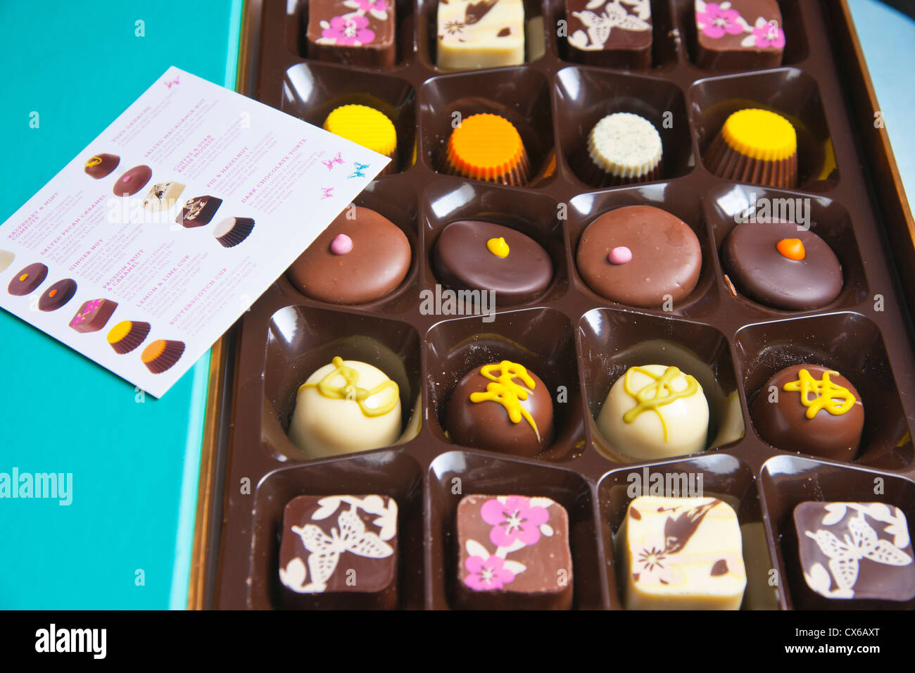 Special Box of chocolates Stock Photo - Alamy