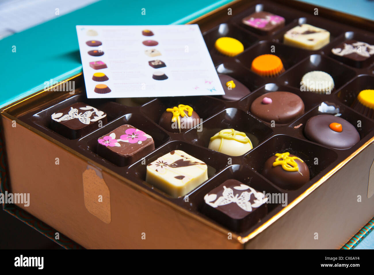 Special Box of chocolates Stock Photo - Alamy
