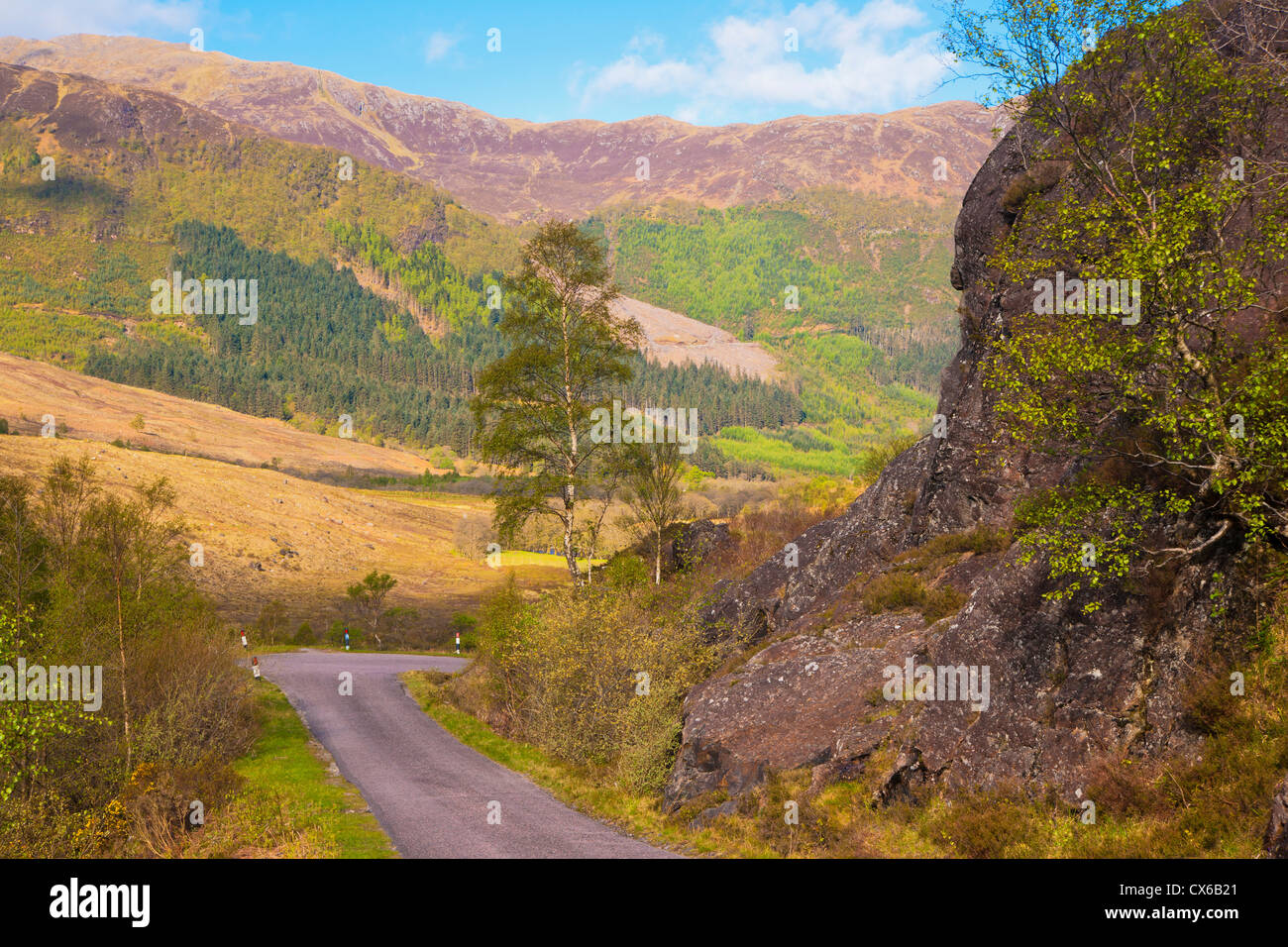 Spring scotland mountains hi-res stock photography and images - Alamy