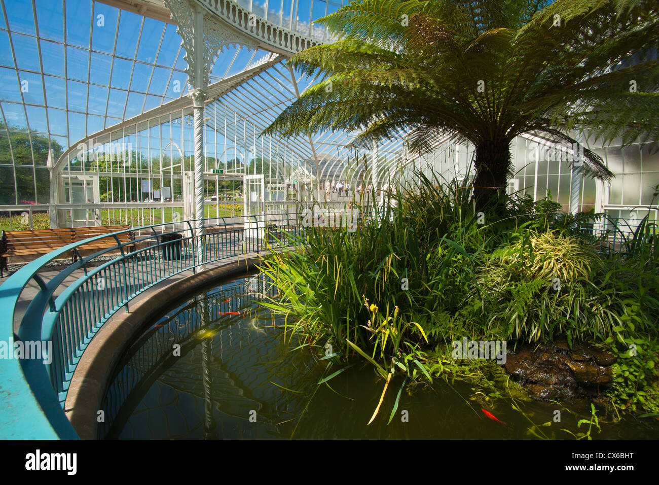 Botanic Gardens, Glasgow, spring colours, sunny; Strathclyde Region ...