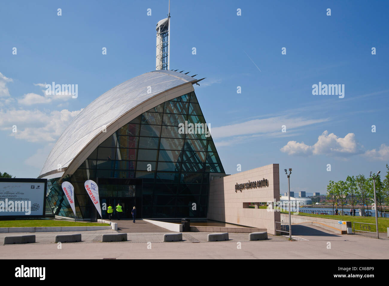 River Clyde, Glasgow Science Centre, Strathclyde Region; Scotland Stock ...