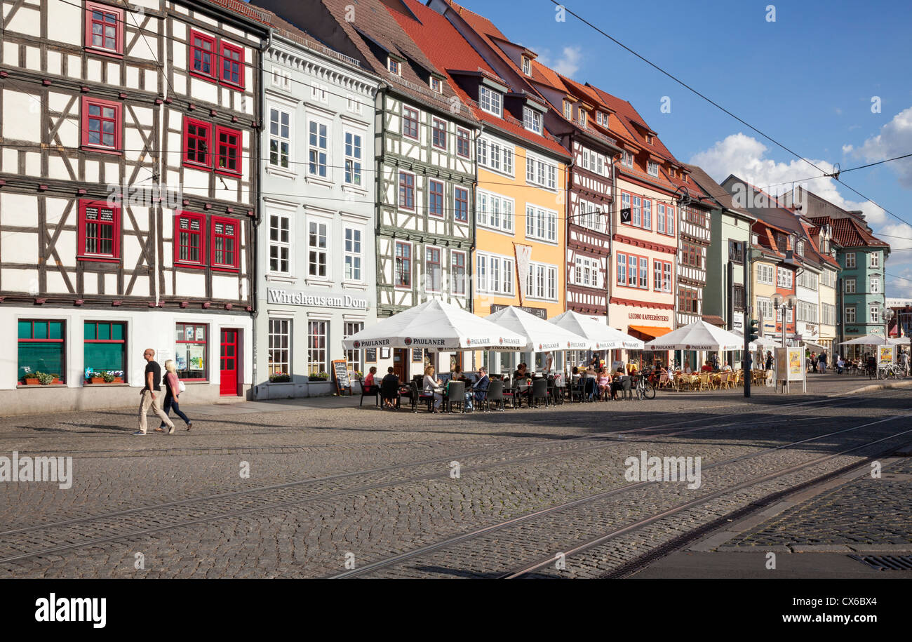 Domplatz, Erfurt, Thuringia, Germany Stock Photo - Alamy