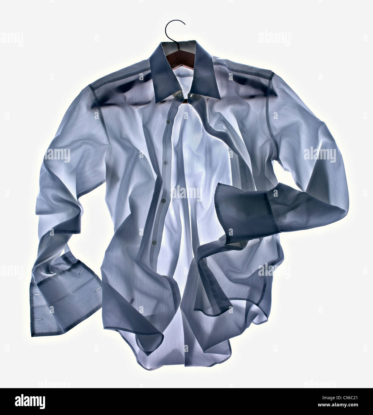 Ethereal White Shirt Floating Stock Photo - Alamy
