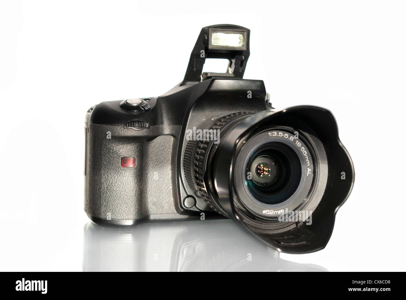 Digital photo camera on white background Stock Photo - Alamy