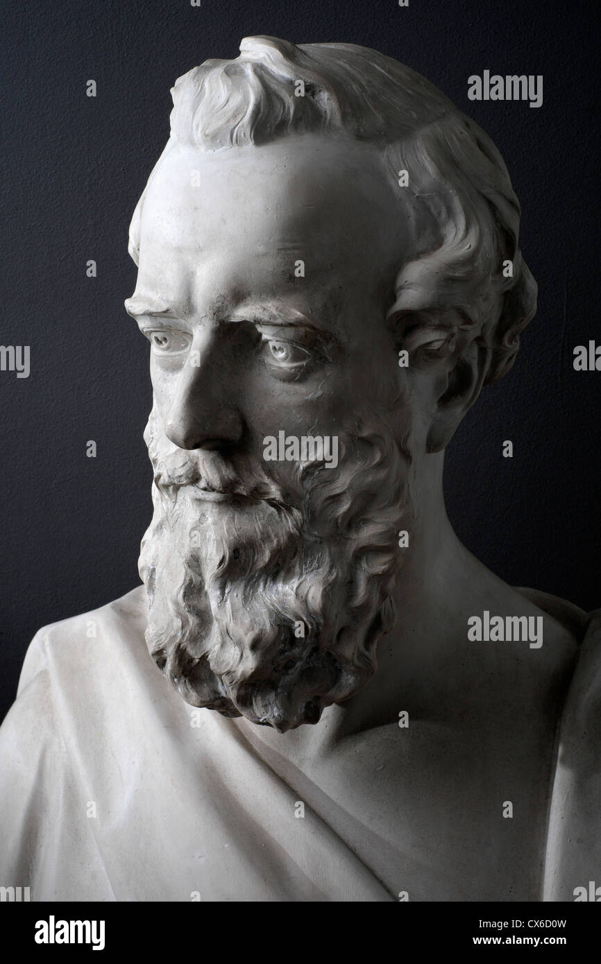Detail of a classical sculpture of a man Stock Photo - Alamy