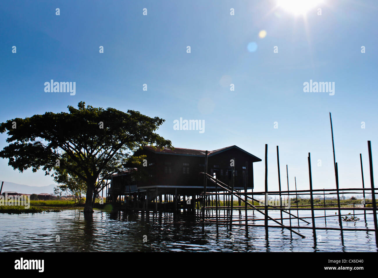 Thatched roof house at a waterfront hi-res stock photography and images ...