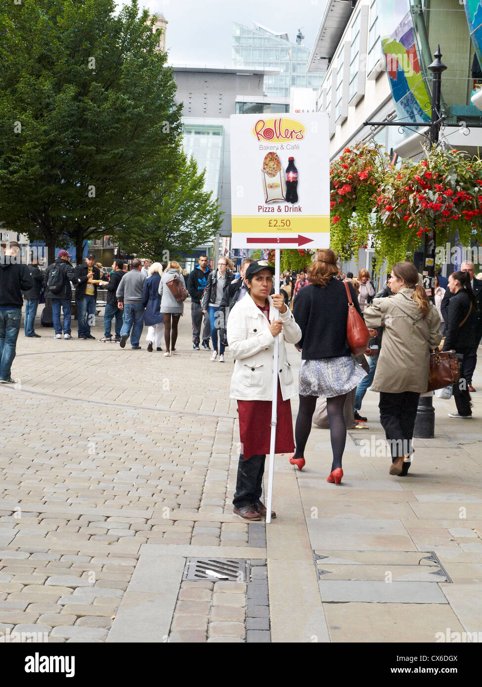 Human billboard advertising hi-res stock photography and images - Alamy