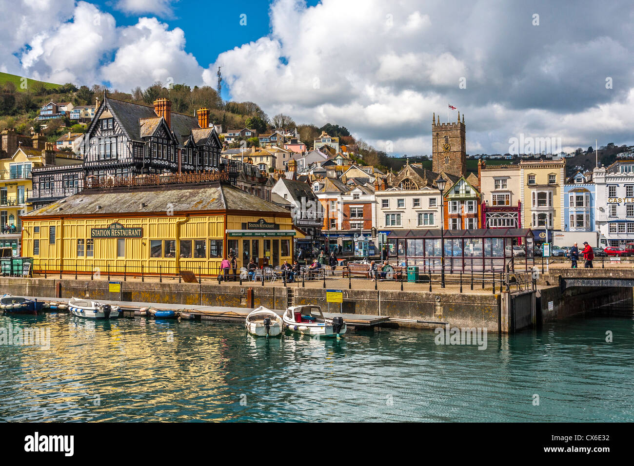 Dartmouth devon restaurant hi-res stock photography and images - Alamy