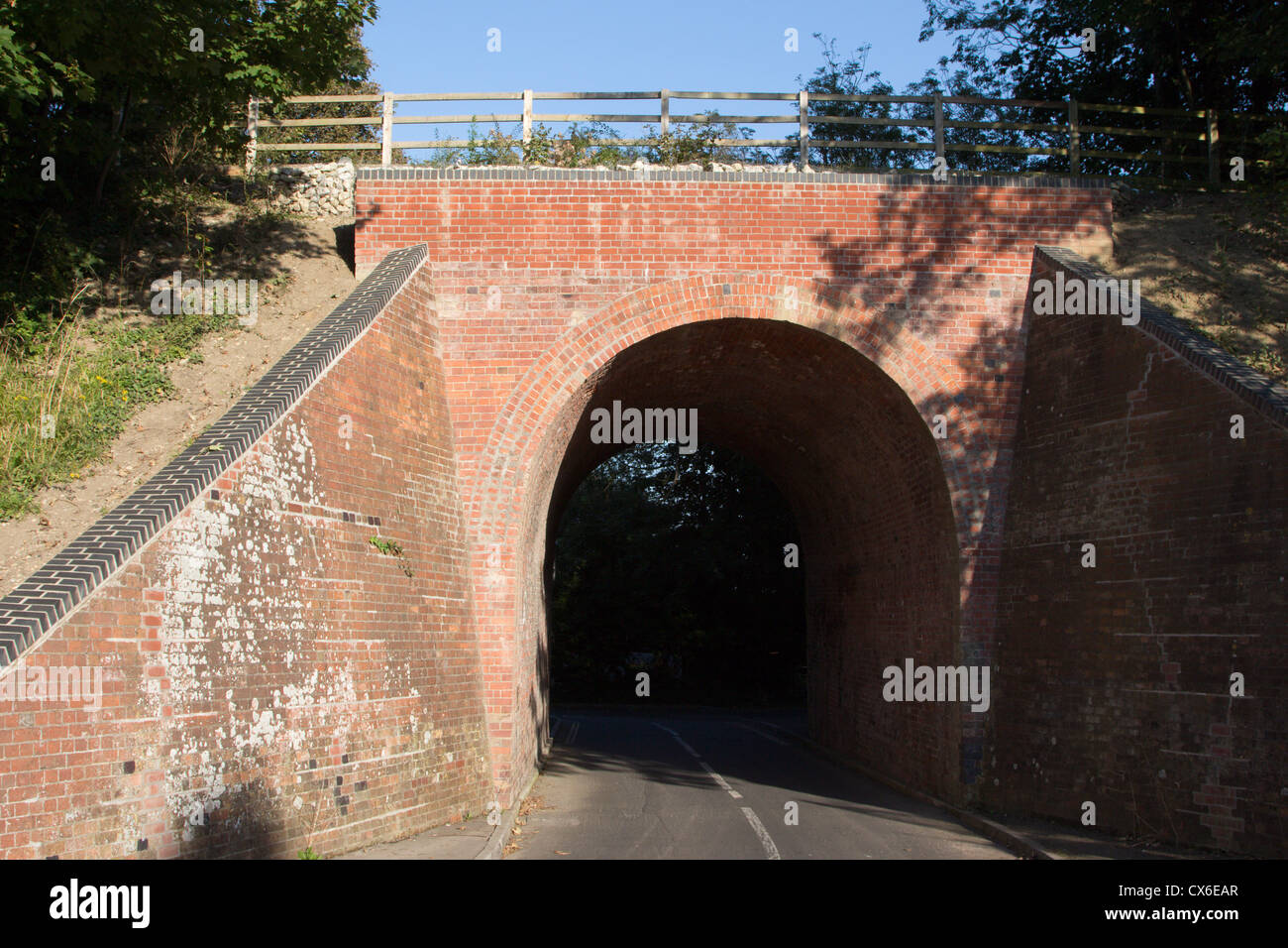 rodwell trail railway bridge weymouth dorset england Stock Photo - Alamy