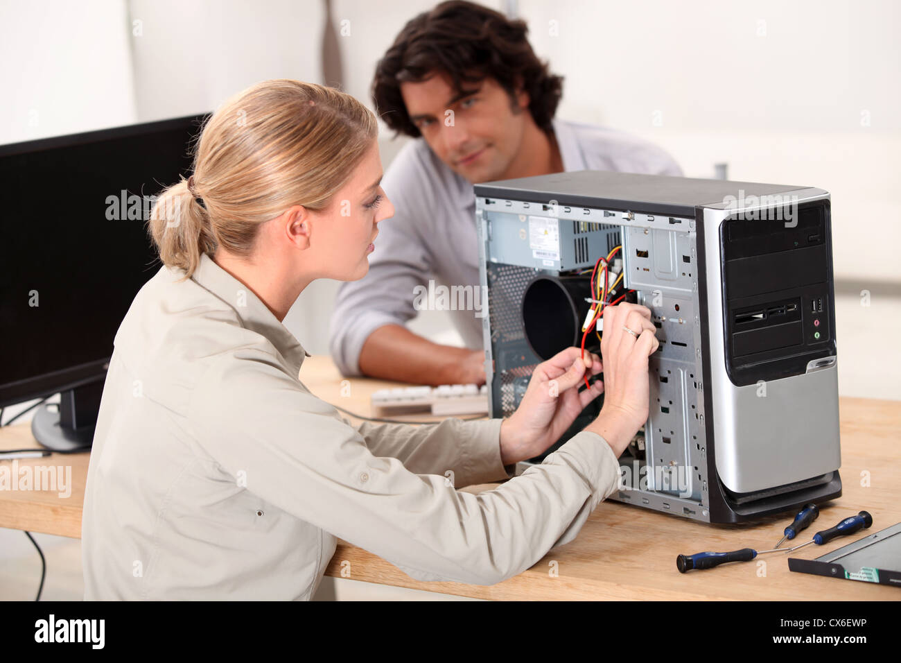 computer repair service Stock Photo - Alamy