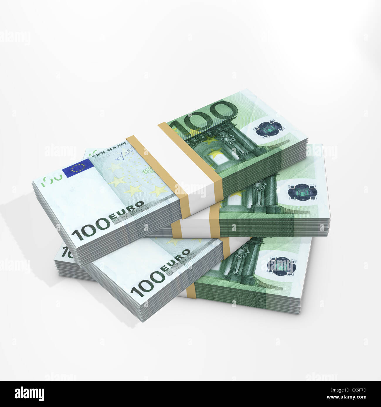 Euro bills stack Stock Photo - Alamy