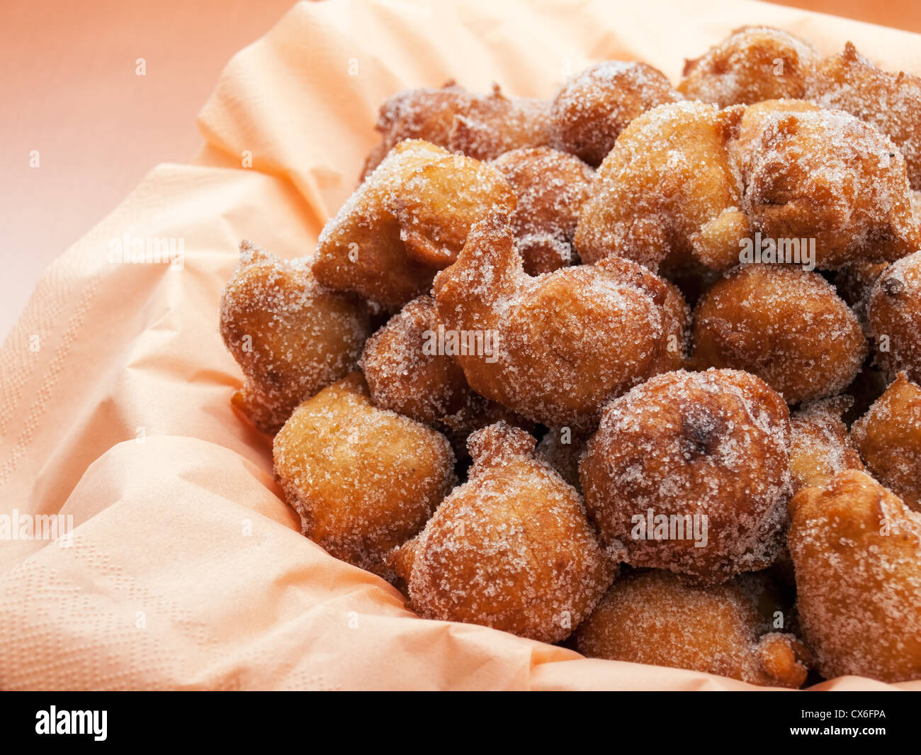 Fried sweet pastry or fritters known as Fritule, is a typical dessert ...