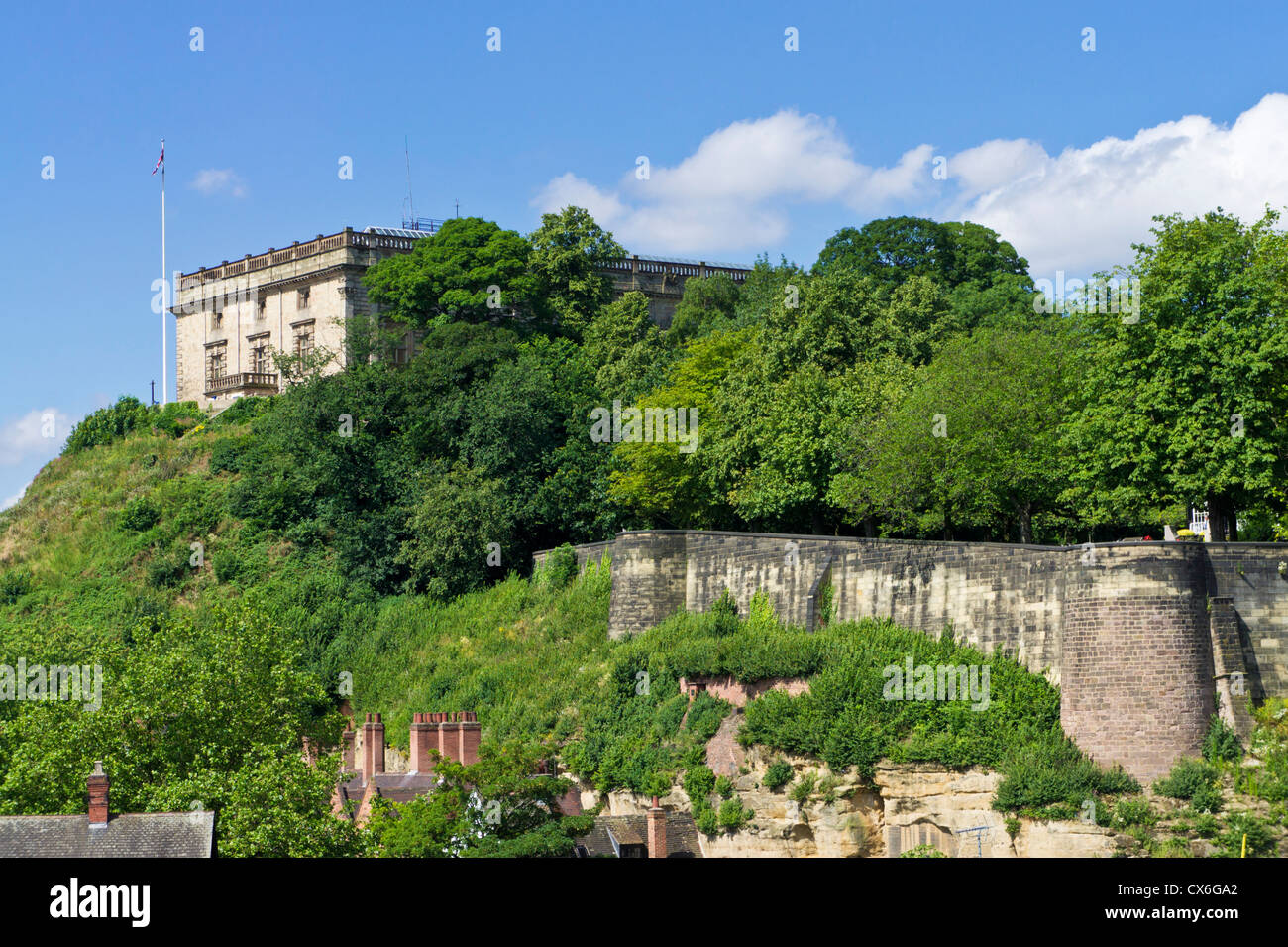 Nottingham Castle, Nottingham, England, UK, GB, EU, Europe Stock Photo ...