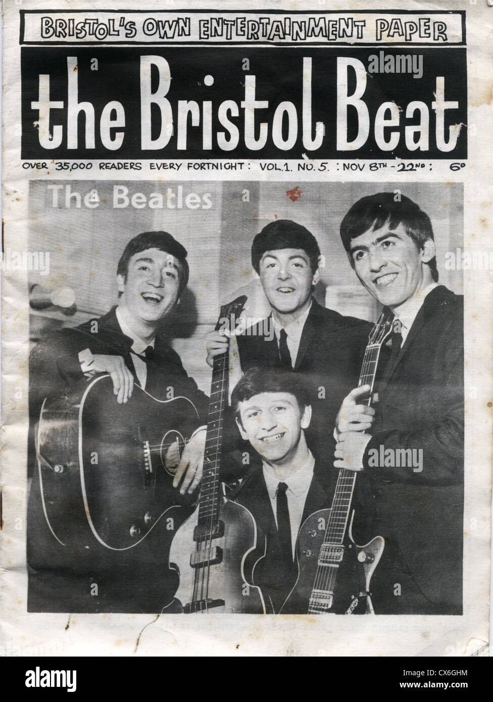 000634 - The Bristol Beat November 1963 Magazine With Beatles Cover ...
