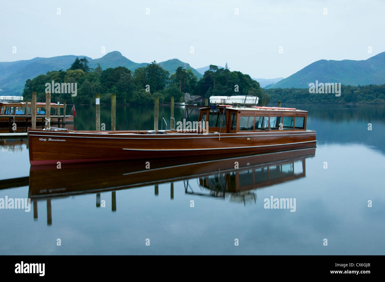 Keswick derwentwater boat hi-res stock photography and images - Alamy