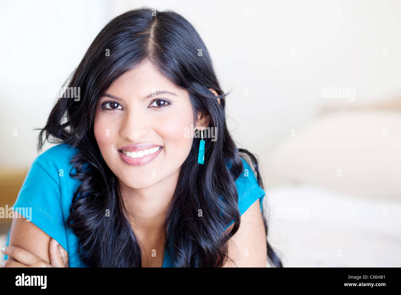 beautiful young Hispanic woman portrait Stock Photo - Alamy
