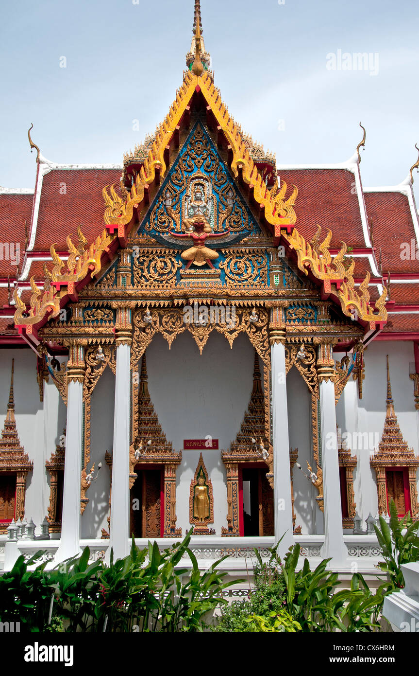 Wat Thewarat Kunchorn Worawiharn Bangkok Thailand Stock Photo - Alamy