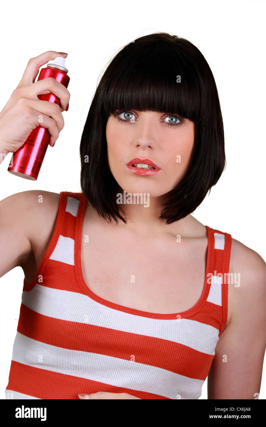 Hair lacquer hi-res stock photography and images - Alamy