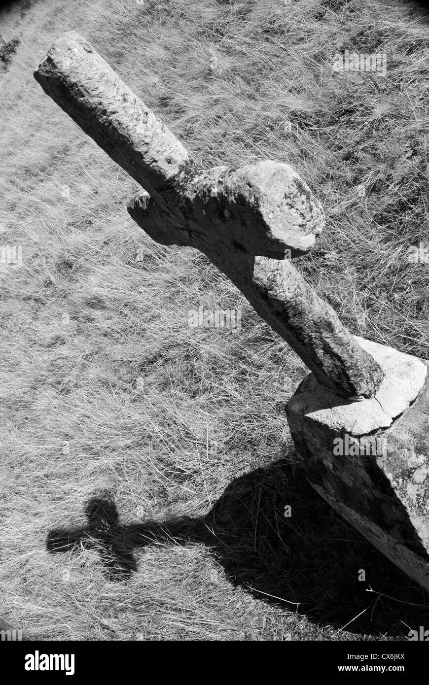 Cross and shadow Black and White Stock Photos & Images - Alamy