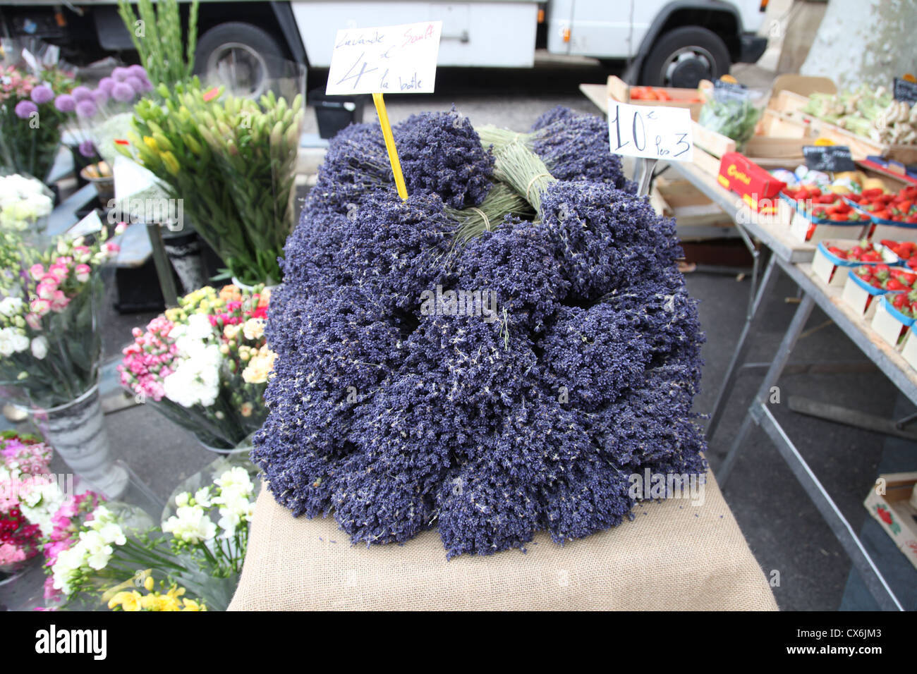 St Remy Market Stock Photo - Alamy