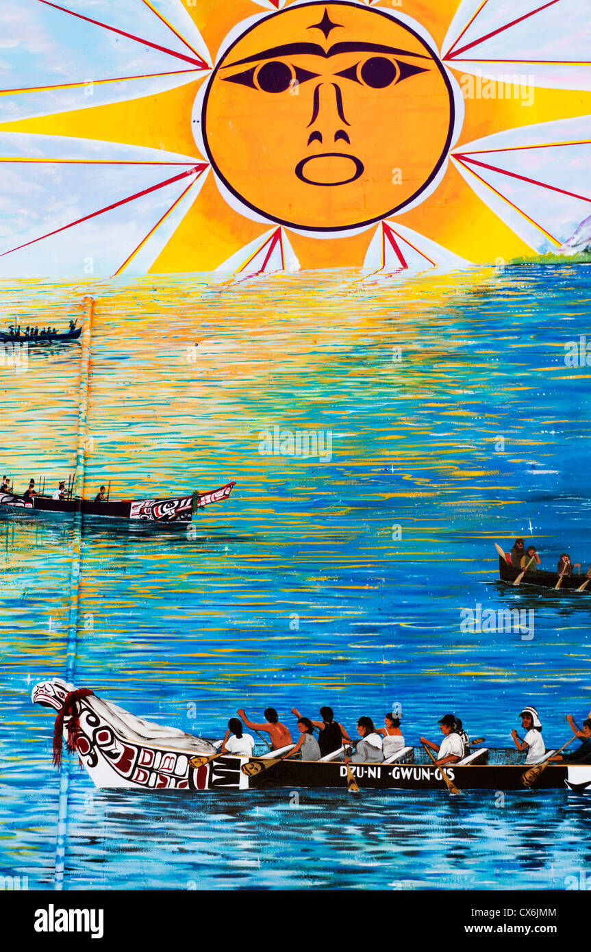 Painted canoe hi-res stock photography and images - Alamy