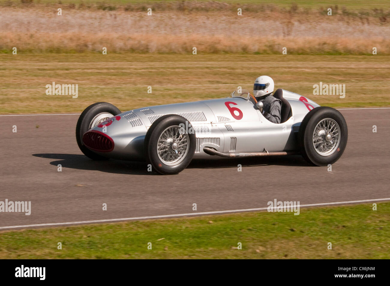 Silver mercedes benz w154 hi-res stock photography and images - Alamy