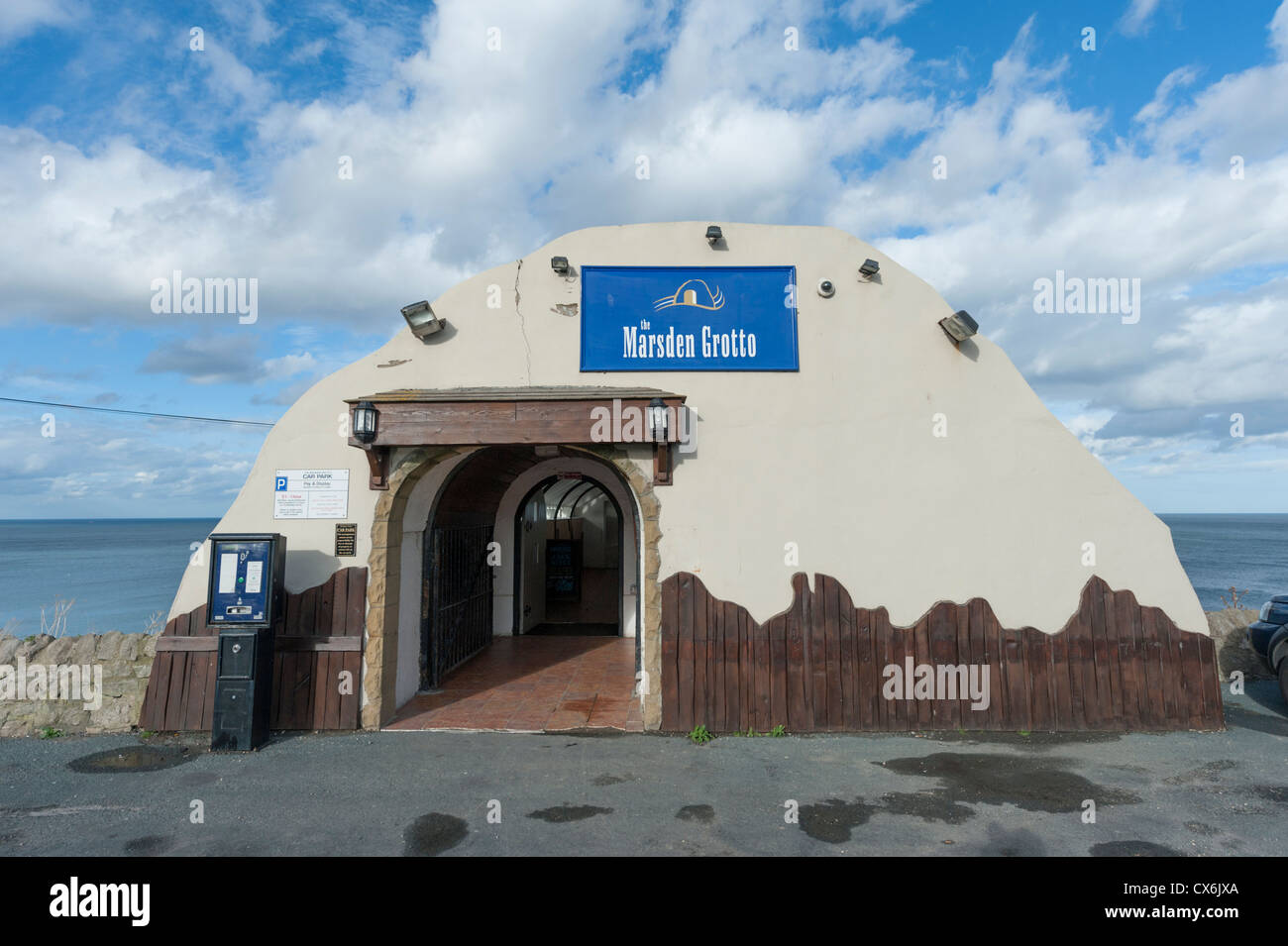 The entrance to the Marsden Grotto restaurant at Coast Road South ...