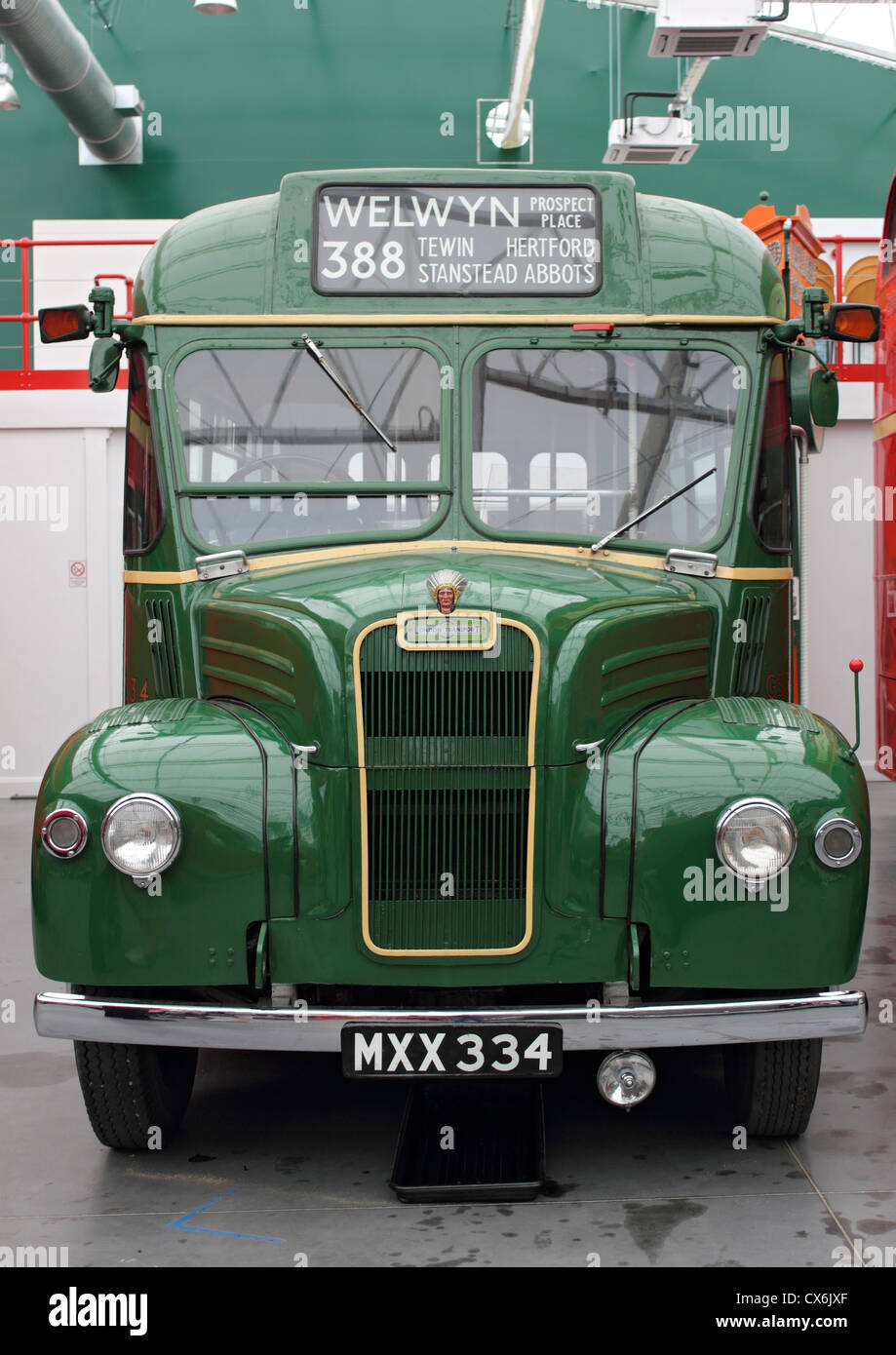 London Transport Green Line bus. England UK Stock Photo - Alamy