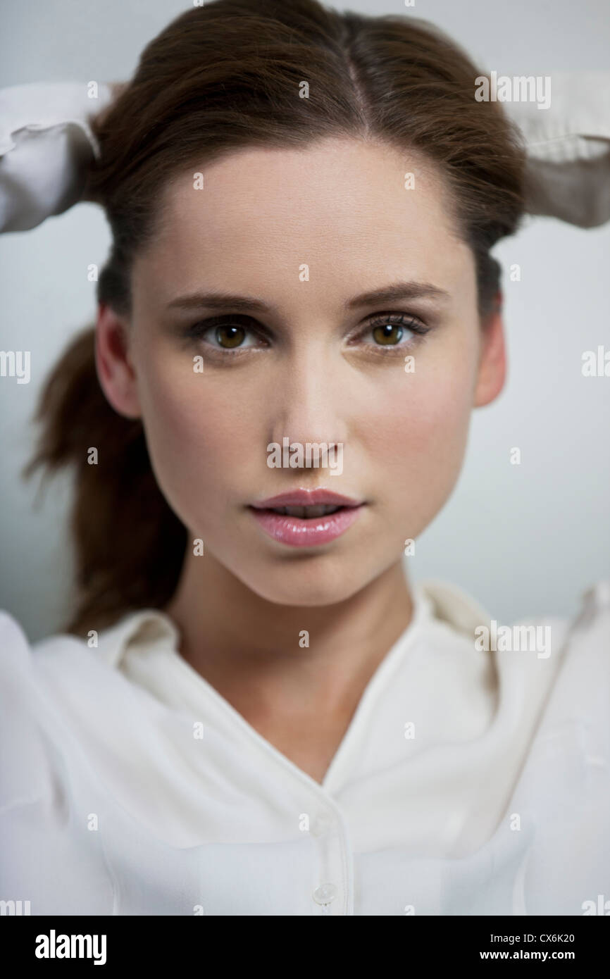 Studio Front And Back Of Head High Resolution Stock Photography and ...