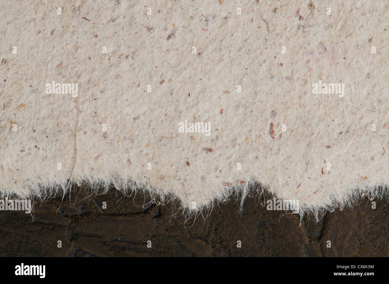 Recycled paper texture closeup background Stock Photo - Alamy