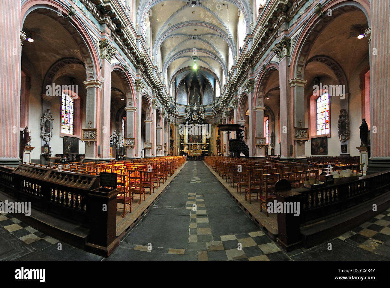 Mechelen (Malines), Belgium. Begijnhofkerk / Beguinage Church (1629 ...