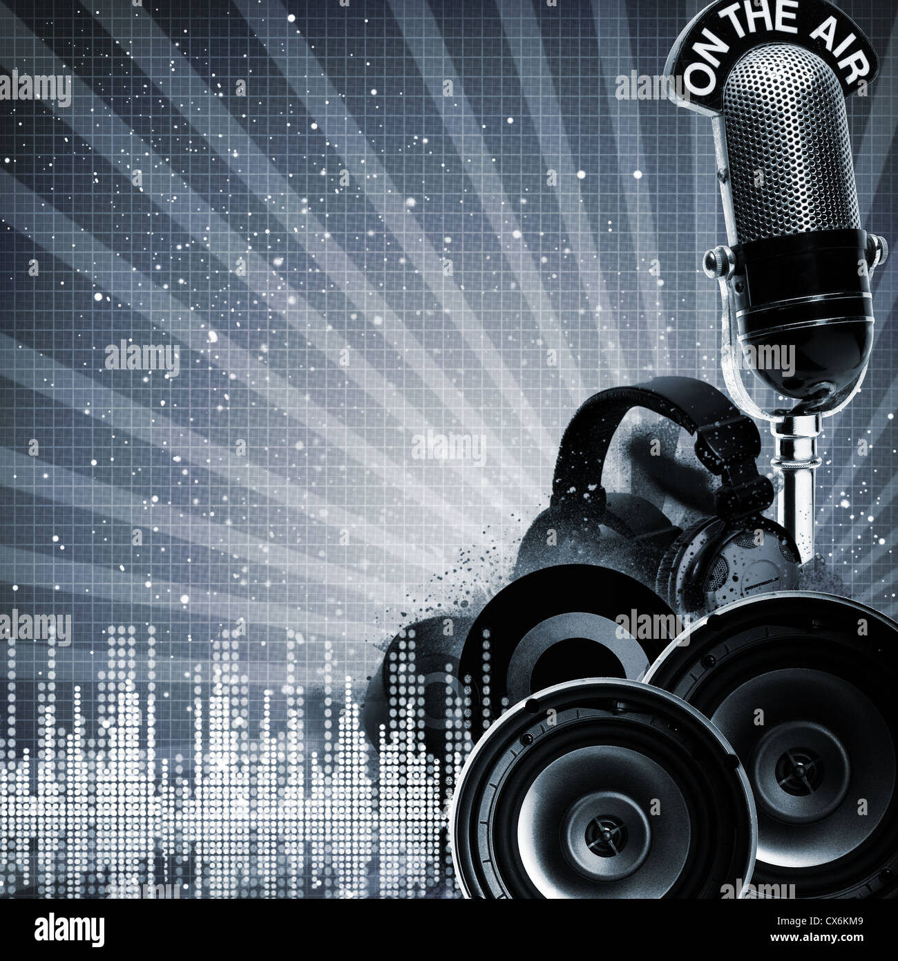 Abstract disco and party backgrounds with copy-space for your design ...