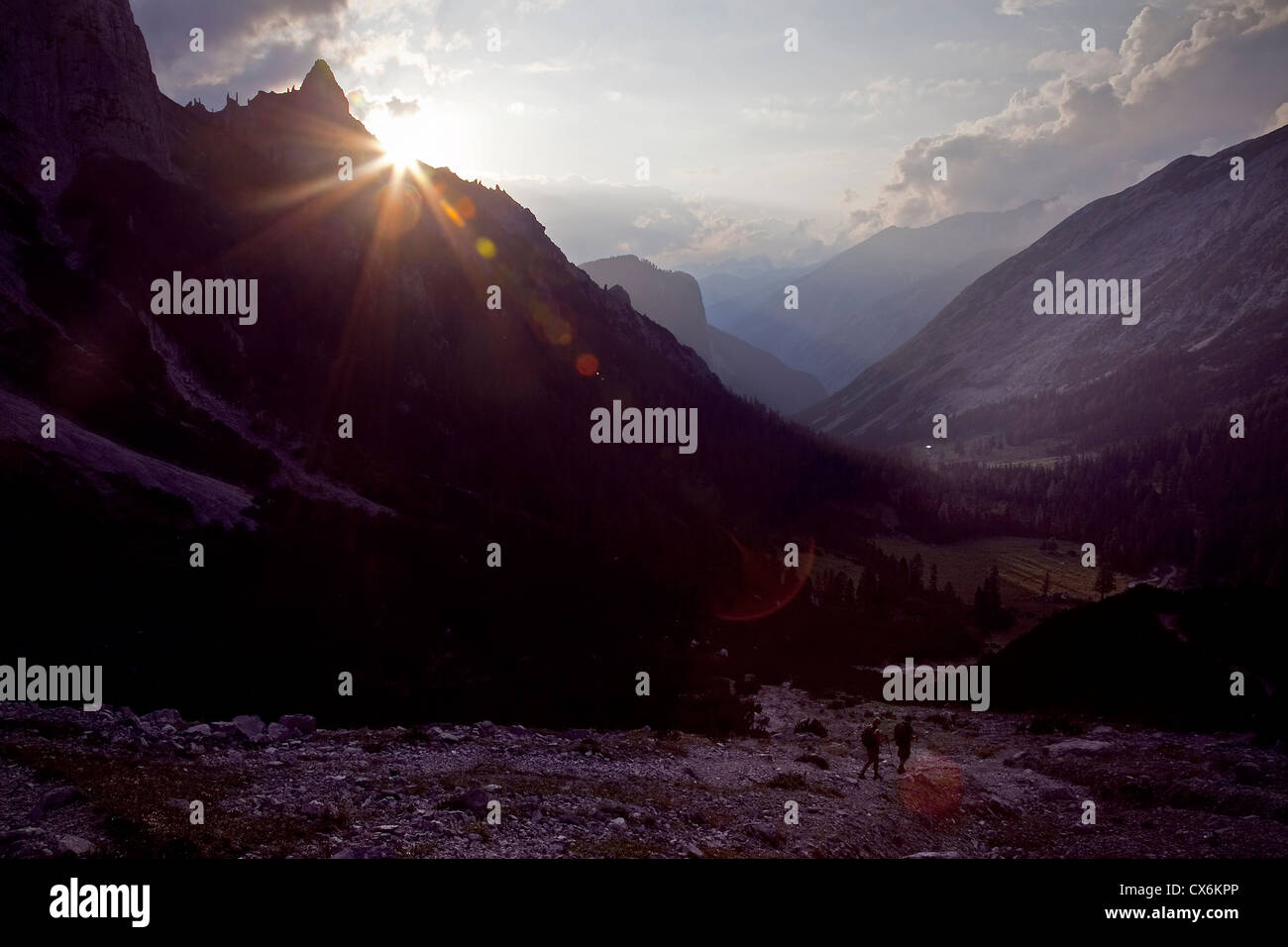 Adlerweg hiking trail, Innsbruck, Tyrol, Austria Stock Photo - Alamy