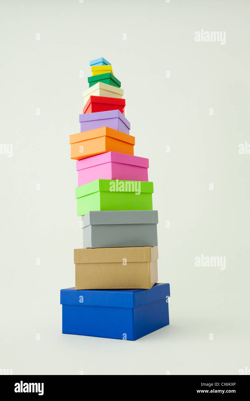 View boxes stacked on hi-res stock photography and images - Alamy