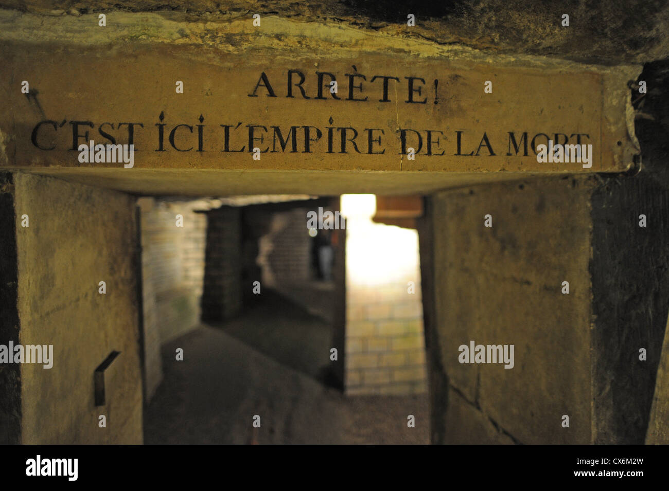 Paris catacombs sign hi-res stock photography and images - Alamy