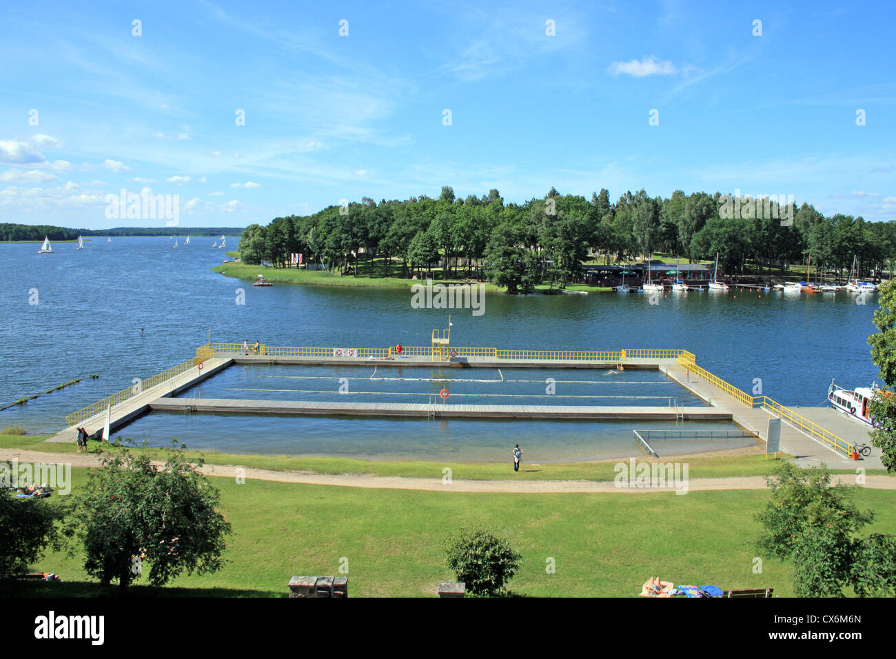 Landscape at the lake Stock Photo - Alamy