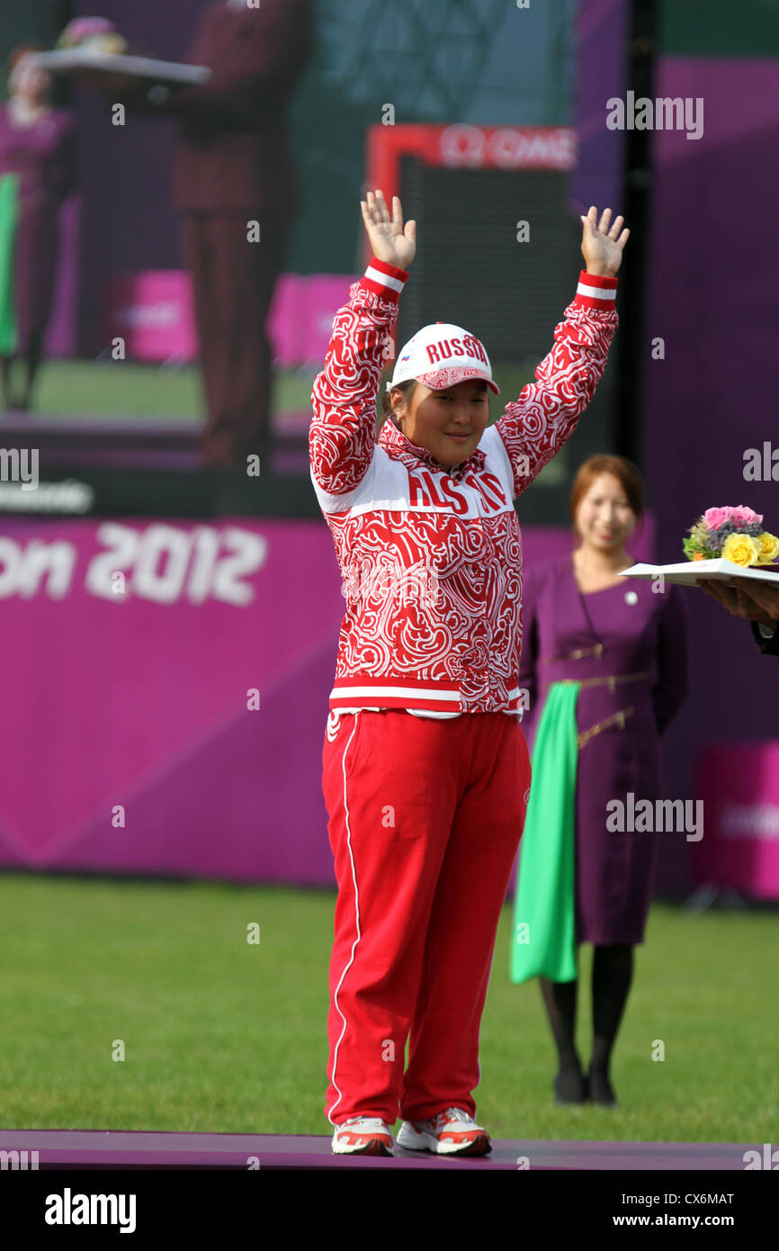 Stepanida Artakhinova of the Russian Federation - Russia wins a bronze ...