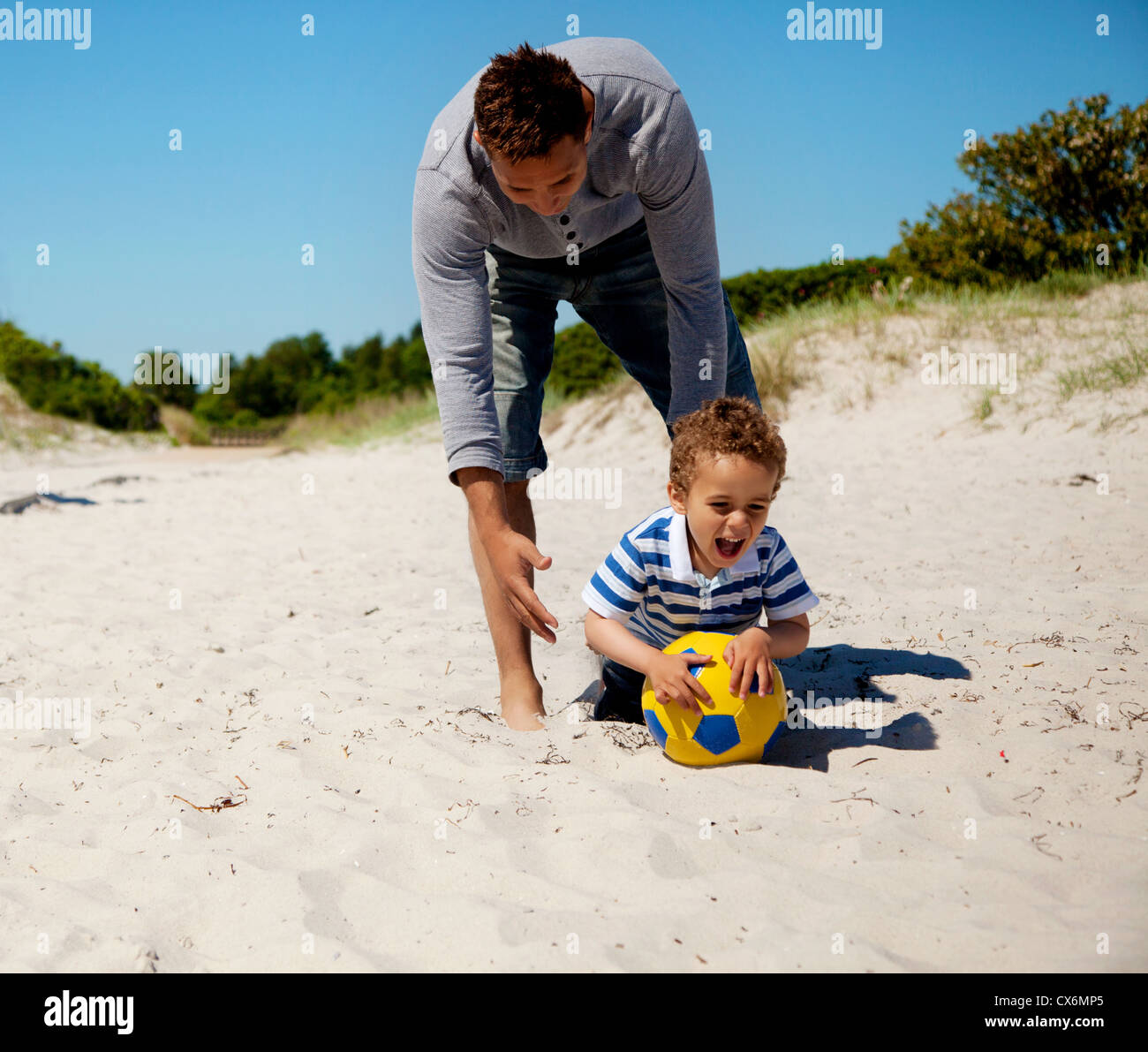 African toddler excited playing hi-res stock photography and images - Alamy