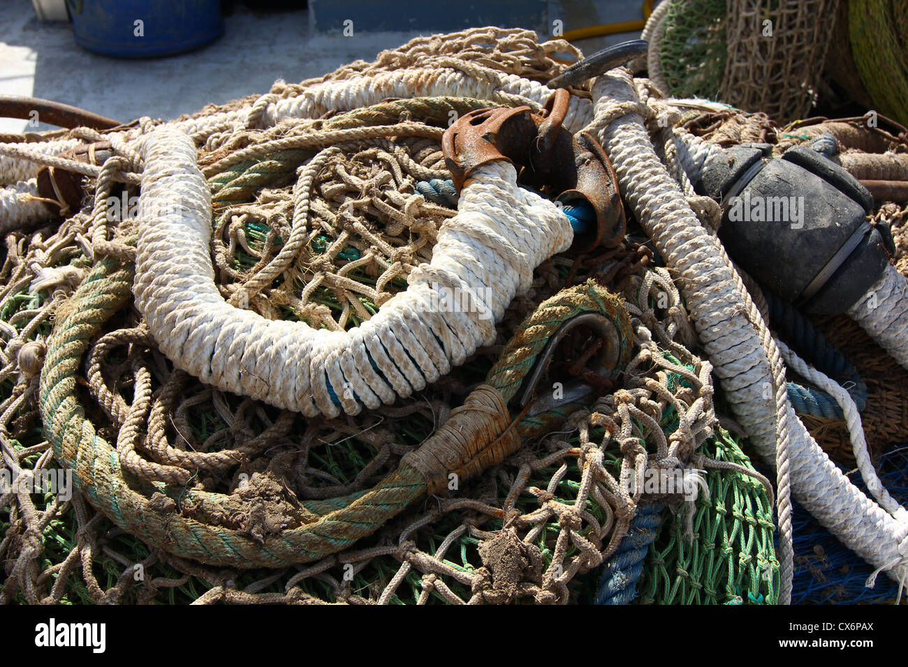 Gear netting line float nautical maritime buoy fisherman hi-res stock ...