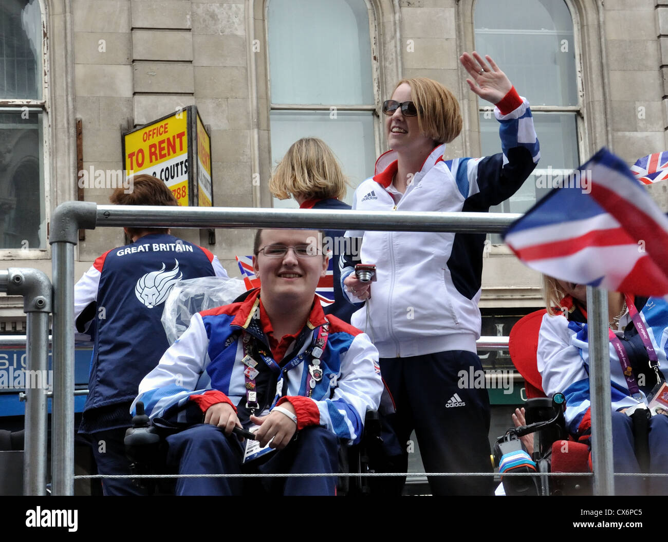 Scott McGowan. Boccia. The London 2012 Medal Winners Parade Stock Photo ...