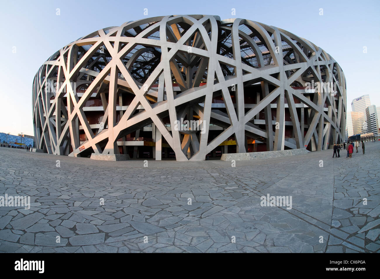 Beijing National Stadium, Birds Nest Stadium, Bejing, China Stock Photo ...