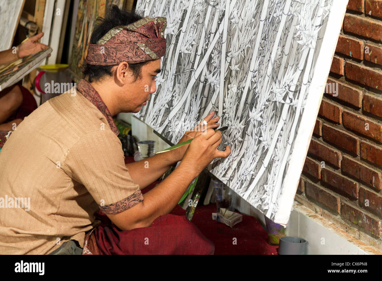 Ubud painter hi-res stock photography and images - Alamy