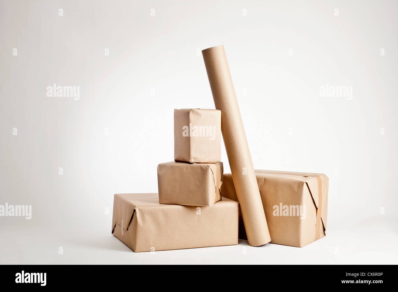 Ready to send parcels Stock Photo - Alamy