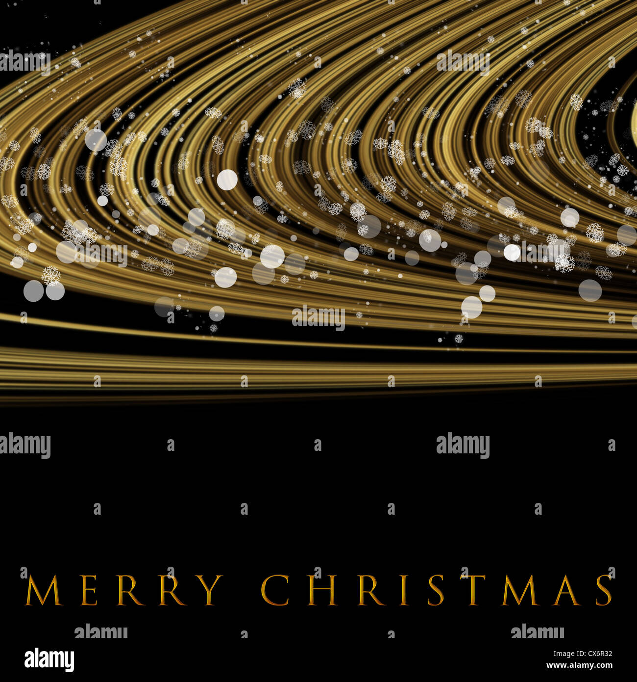 Fantastic Christmas wave design with snowflakes and space for your text ...