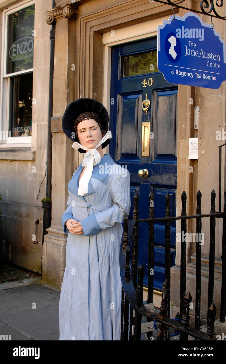 Jane Austin centre Bath Somerset UK Stock Photo - Alamy