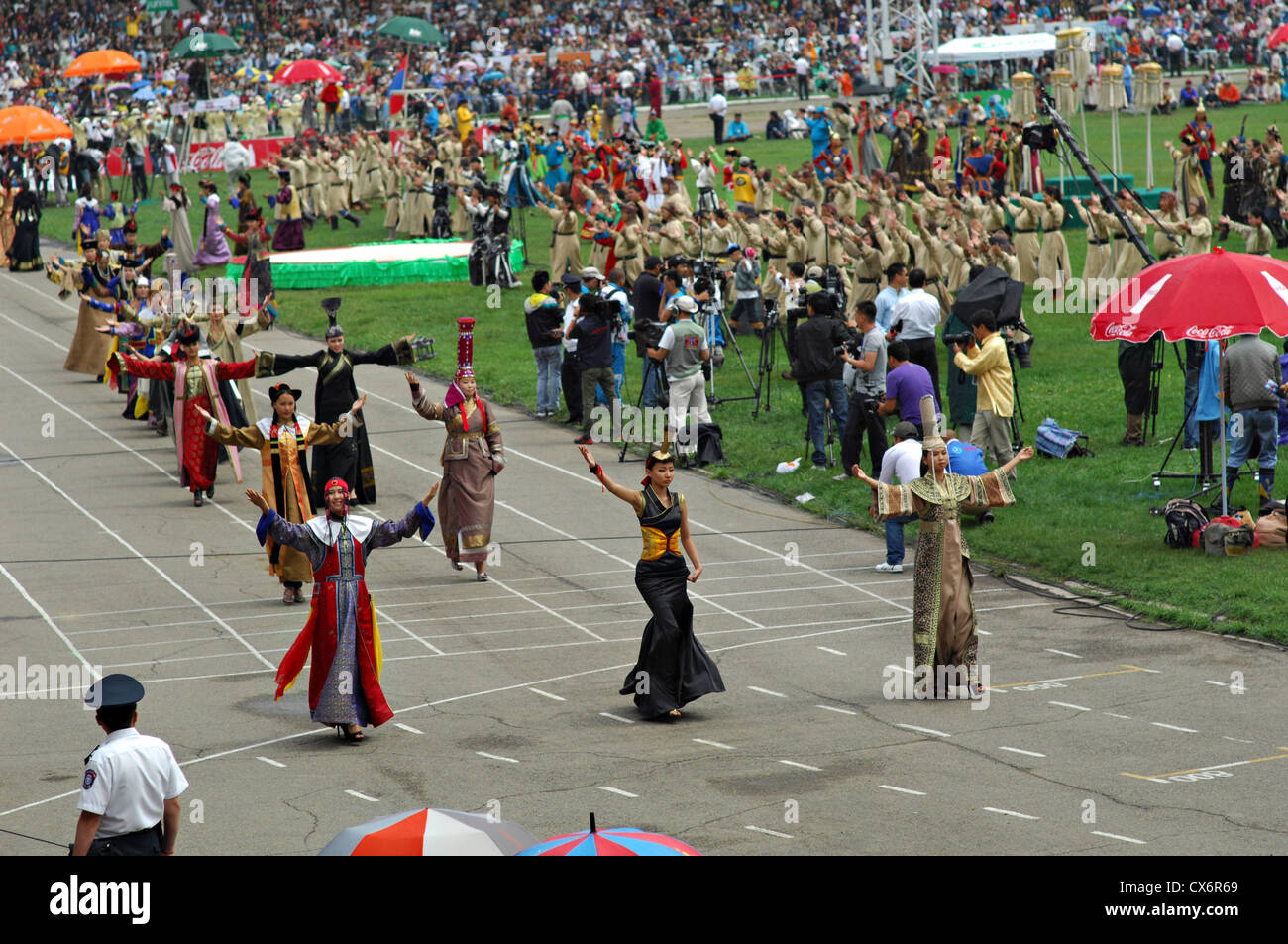 Naadam Festival, Ulaanbaatar, Mongolia Stock Photo - Alamy