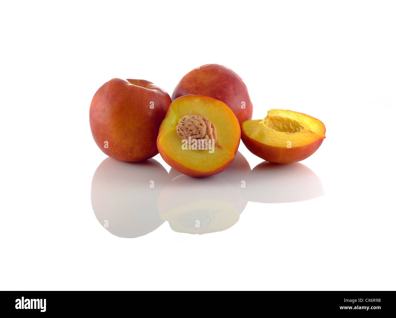 Natural peach fruits collection Stock Photo - Alamy Natural peach fruits collection Stock Photo - Alamy
